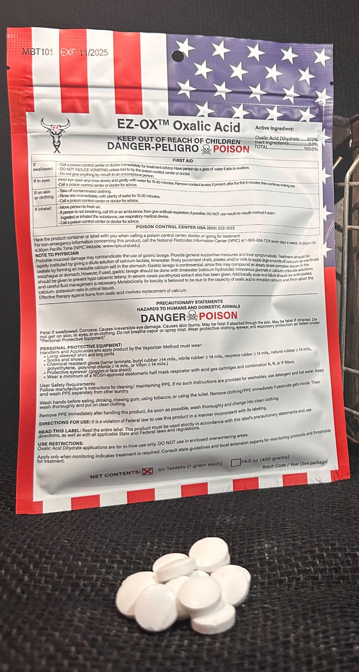 EZ-OX Oxalic Acid Tablets – HillCo, LLC